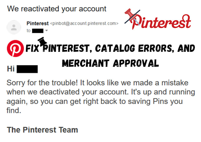 Fix pinterest catalog issues, merchant approval, fix tag issues, and ...