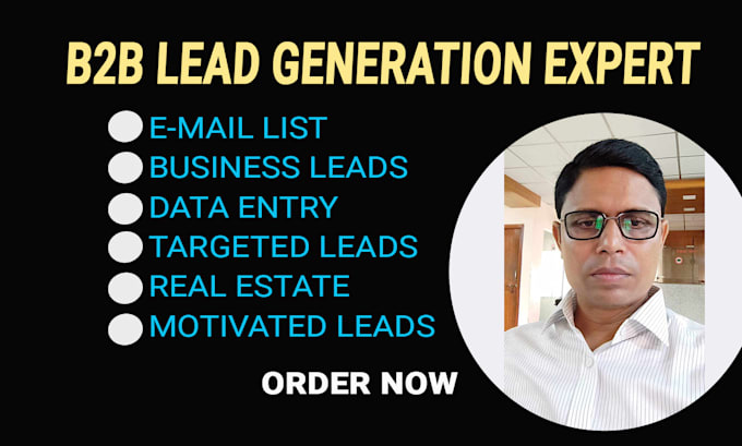Give data entries and b2b leads by Ashik_iqbal4 | Fiverr