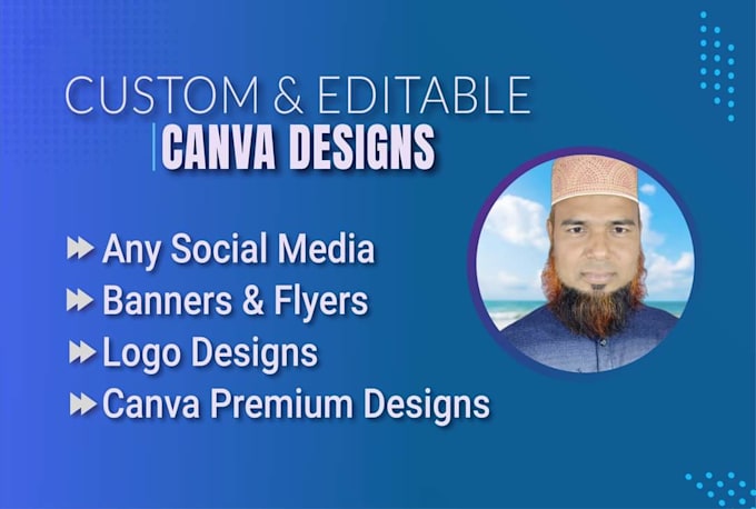 Deliver all canva designs, such as the logo, cover photo, within a day ...