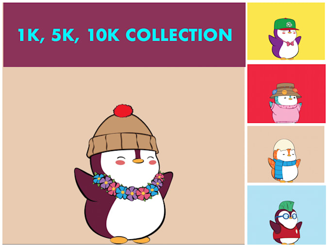 Design random nft collection of 1k,5k,10k by Malikarslanfast | Fiverr