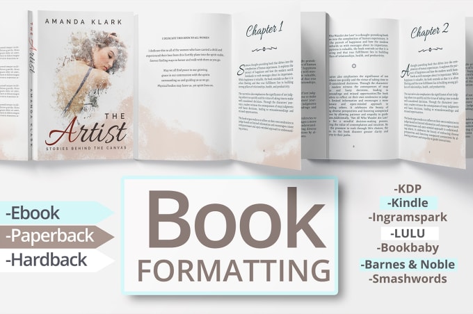Do book formatting and layout design for ebook and print by ...