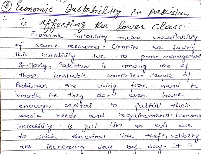 Do handwriting notes and assignments by Sabrina_syed | Fiverr