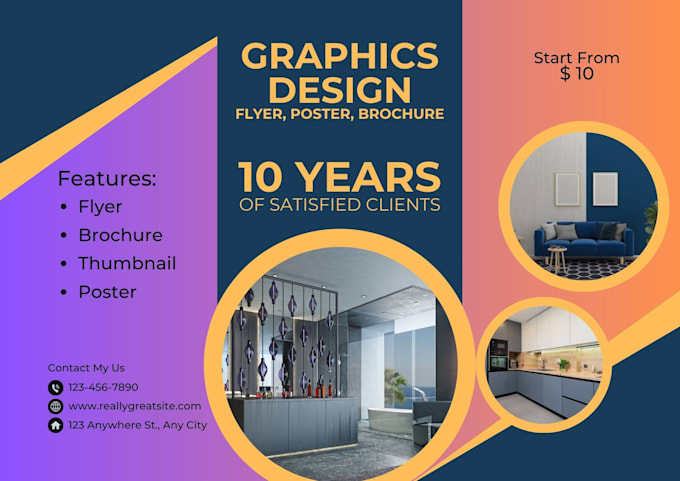 Design and create brochures, flyers, posters, and thumbnails for you by ...