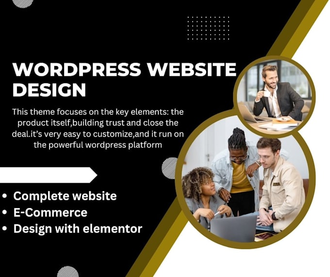 Creative professional wordpress website or landing page with elementor by Farah_aqeel | Fiverr