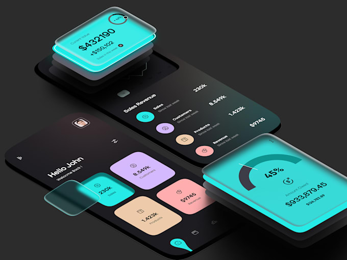 Professional mobile app ui design by Priyaverma33 | Fiverr