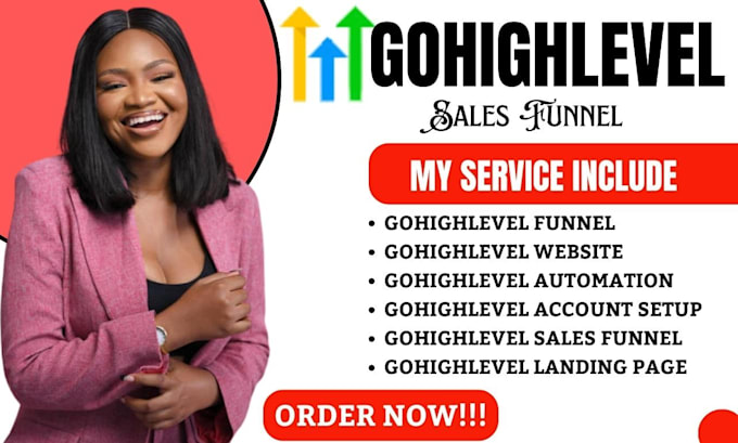 Design gohighlevel sales funnel gohighlevel landing page go high level ...