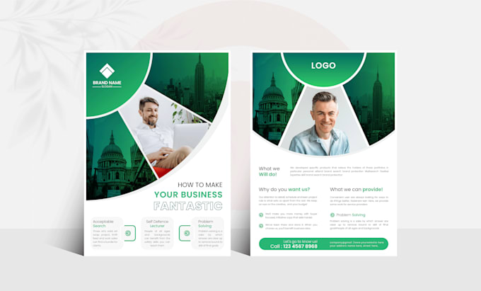 Design creative flyer, brochures and marketing materials by Tinmograph ...