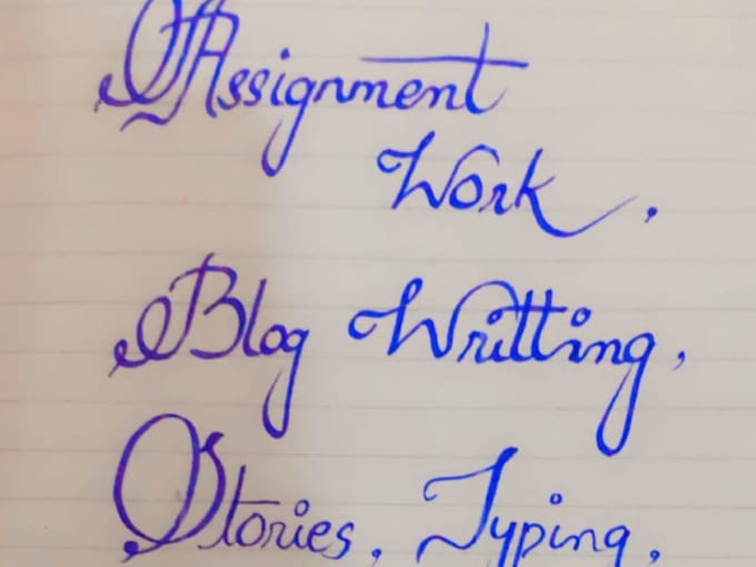 Do best handwritten notes and assignment and letter by Manat07 | Fiverr