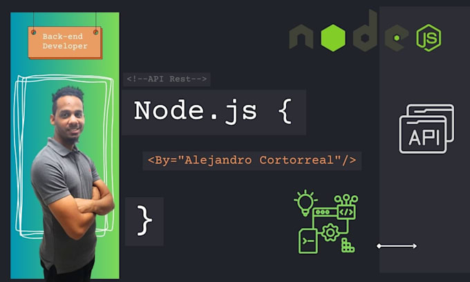 Empower your web app backend with nodejs and restful api expertise by Alexwebjr | Fiverr