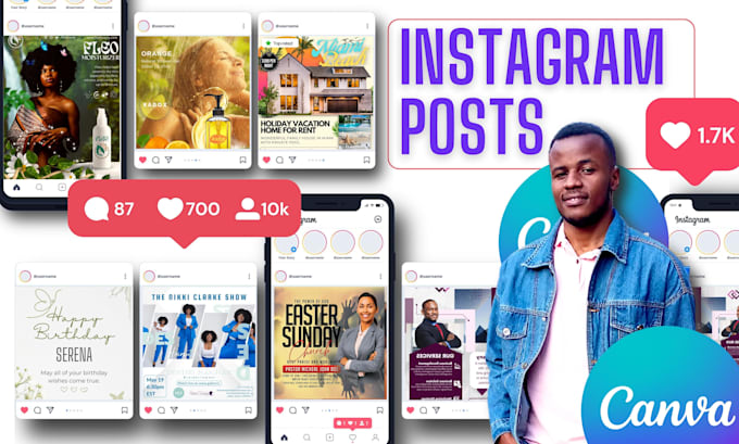Asap design you instagram posts and carousels by Simonthecanva | Fiverr