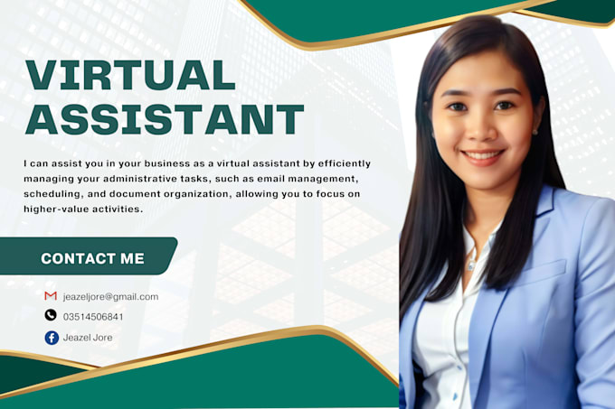 Be your professional virtual assistant by Jeazeljore193 | Fiverr
