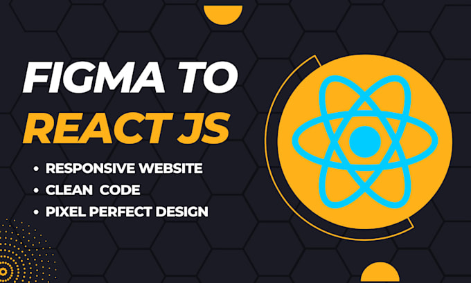 Convert figma to react js with responsive animation website by Shammi_riya | Fiverr