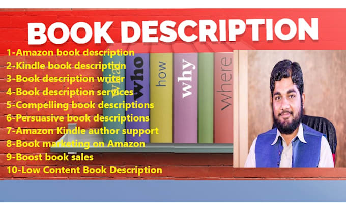 Write a selling amazon, kindle and low content book description by ...