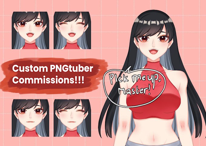 Create custom pngtuber for streaming by Fridarts | Fiverr