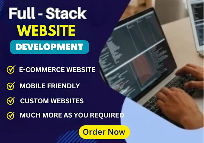 Be your full stack web developer and web designer by Ayyankhan55 | Fiverr