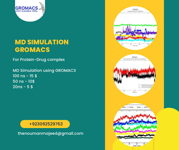 Perform 100 Ns Gromacs Md Simulation By Thenoumanmajeed Fiverr