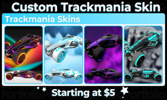 Create a custom trackmania skin by Kizmah | Fiverr