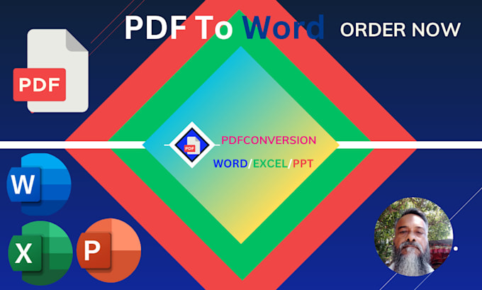 Seamless pdf to editable format by Tanveerrahma645 | Fiverr