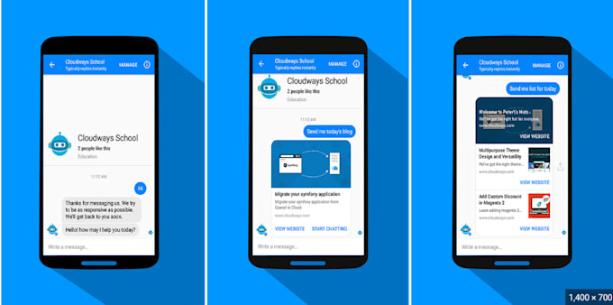 Develop a messenger bot by using manychat, messenger chat bot by ...