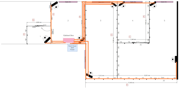 Design cctv installation plan by Faizi14316 | Fiverr