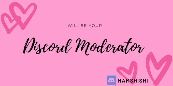 Be your discord moderator and community moderator by Trix_ie | Fiverr
