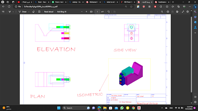 Make autocad and solidworks 2d and 3d designs for you by ...