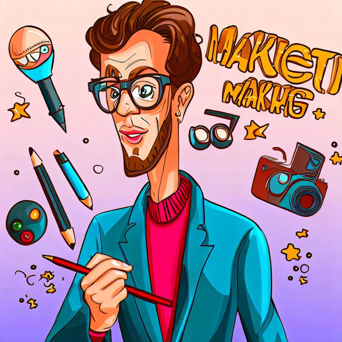 Make unique cartoon, caricature by Graakaros | Fiverr