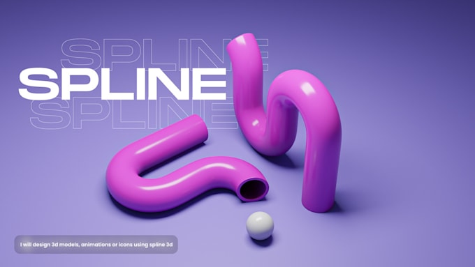 Design 3d models, animations or icons using spline 3d by Artistrylogolab | Fiverr