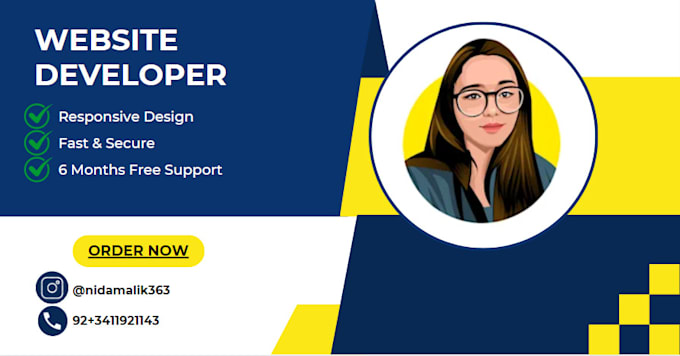 Create custom website design by Nida_queen | Fiverr