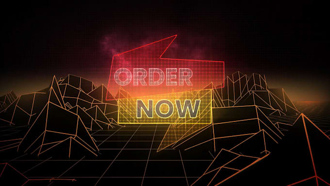 Make amazing retro neon logo animation intro video by Hamzaalimayo | Fiverr