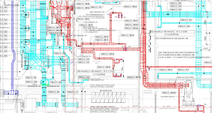 Design and draft for all electrical discipline drawings by ...