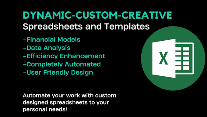 Create custom excel spreadsheets and templates for you by Ahmad ... Create custom excel spreadsheets and templates for you by Ahmad ...