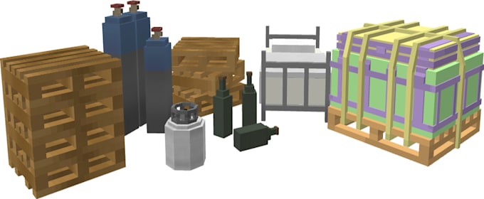 Make a blockbench model in styles for you by Tse244 | Fiverr