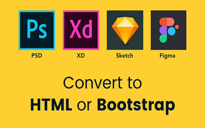 Convert your figma, xd, psd design to responsive website by Kovatz | Fiverr