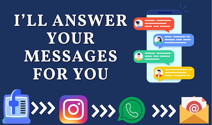 Answer you messages for you by Stephlr | Fiverr
