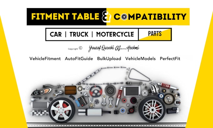 Ensure perfect vehicle fitment for cars trucks bikes by Yousafqureshiii ...