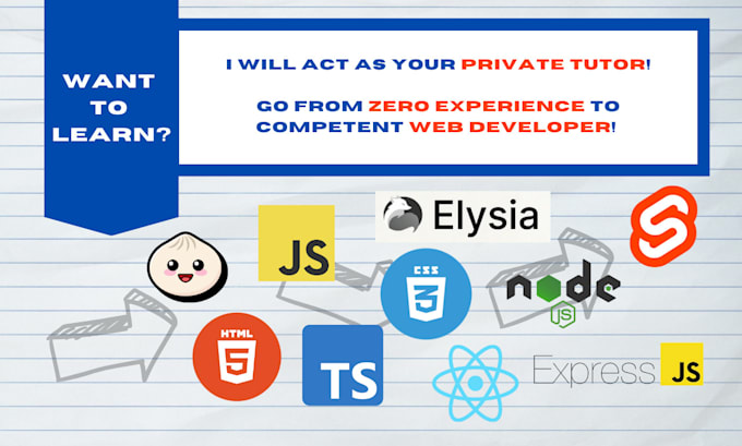 Teach You Web Development Js Ts Css Html And More By Desynchh Fiverr