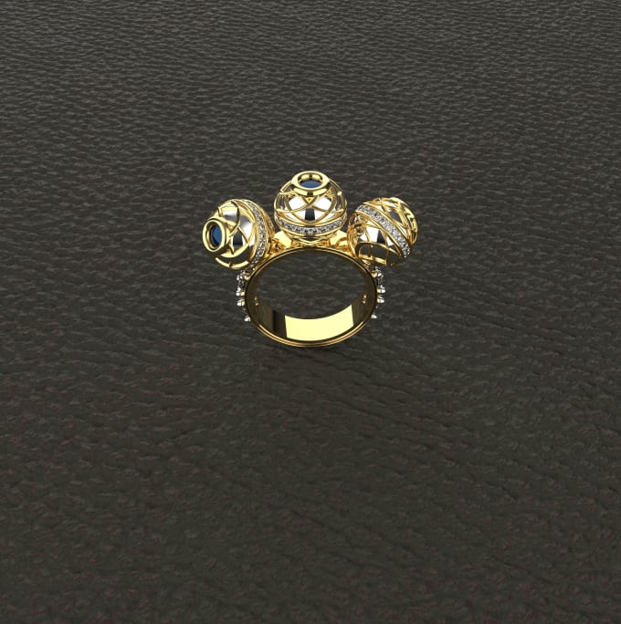 Make rings in 3d cad for manufacturing and social media adds by Gnowal ...