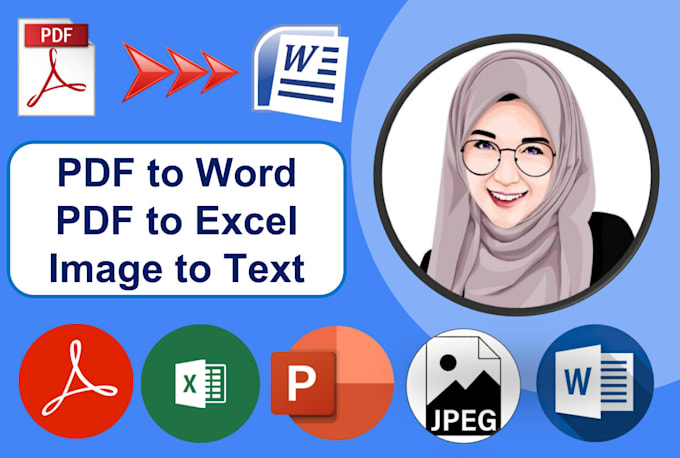 Convert pdf to word, pdf to excel, image to text by Nirjhar_nitu | Fiverr