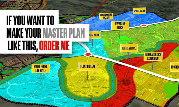 Design the 3d route map of the master plan by Righteyemarket | Fiverr