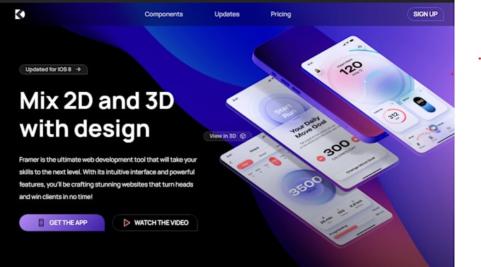 Develop your figma design into a framer template by Willhunter352 | Fiverr