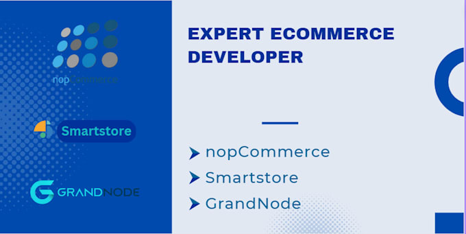 Create ecommerce website using nopcommerce, smartstore and grandnode by Nizam5567 | Fiverr