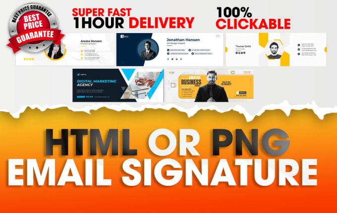 Make clickable html email signature by Tharindua | Fiverr Make clickable html email signature by Tharindua | Fiverr