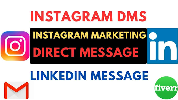 Manually send message on instagram and linkedin by Mujahid804 | Fiverr
