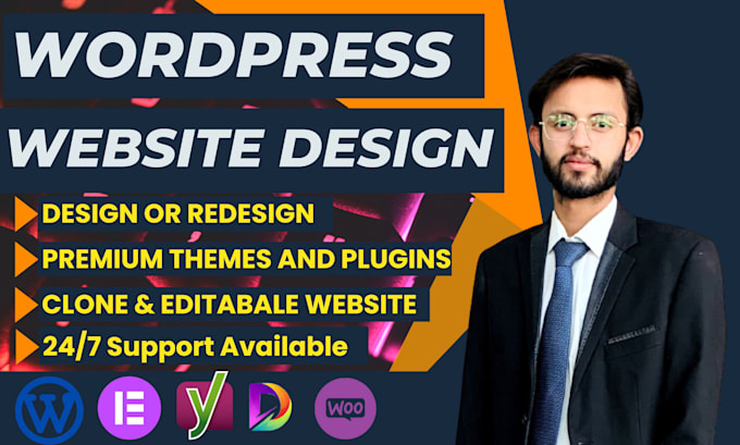 Design,redesign build,revamp,copy clone,edit,update your wordpress website by Chjutt842 | Fiverr