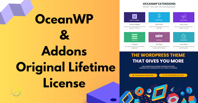 Install oceanwp theme with all addons lifetime license by A2zlicense | Fiverr