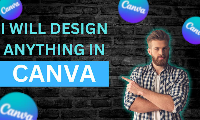 Create any design using canva by Mazhar_design | Fiverr