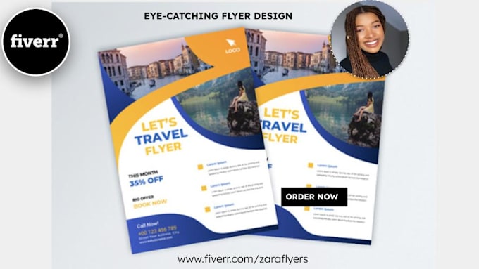 Create eye catching flyer design for your business by Zaraflyers | Fiverr
