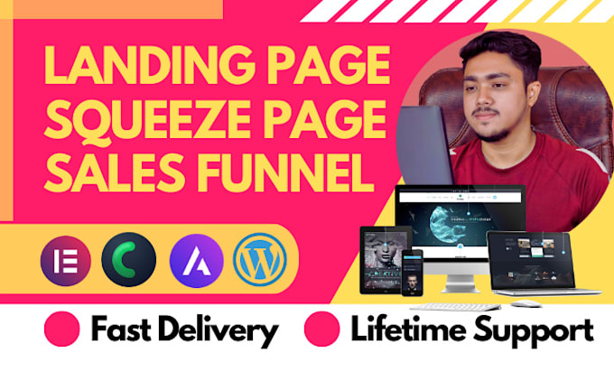 Build wordpress landing page design, sales page, squeeze page by Mojidm ...