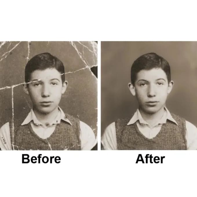 Restore old blurry and damage photos, low to high result, by ...